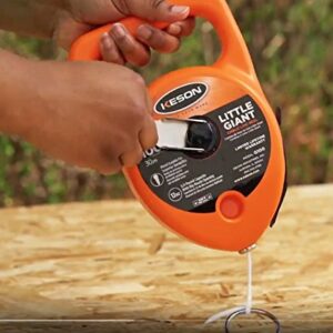 Keson G3X Giant Chalk Line with High Speed Rewind, 12 oz Capacity, 100 ft String "Packaging may vary"