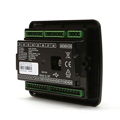 Thunder Parts DSE4620 Original - Made in UK | Auto Mains (Utility) Failure Control Module (Mpu,Ct,Rtc) | Displays Generator and Utility Sensing | DSE4620-03