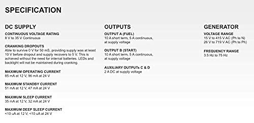 Thunder Parts DSE4520 ***Original*** Made in UK | MKII Auto Mains (Utility) Failure Control Module (Ct, Rtc) | DSE 4520-35