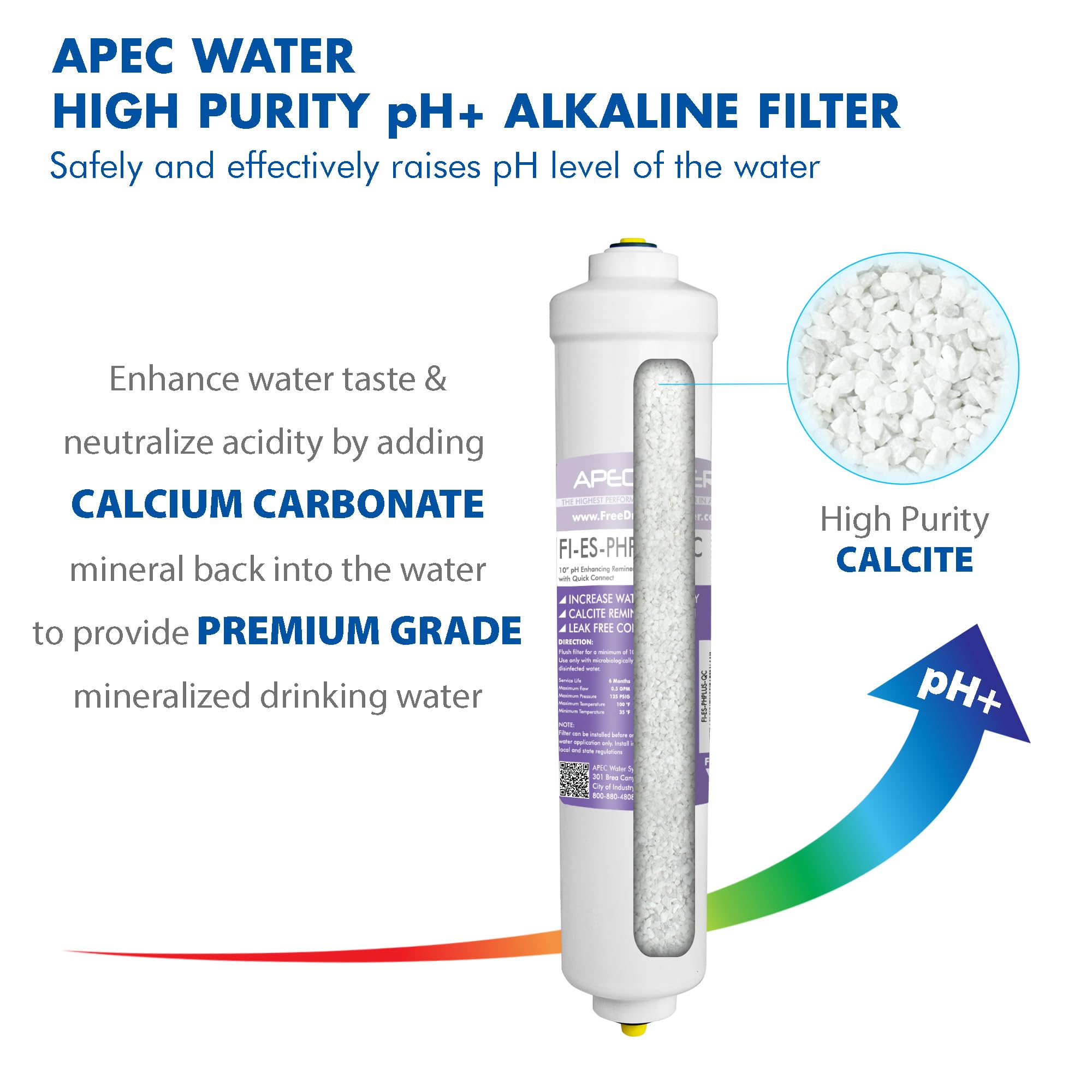 APEC Water Systems FILTER-SET-CTOP-PH Water Filter Replacement