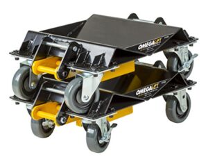 omega 47020 2000 lb hd 3 in 1 car dolly set, 1 pack