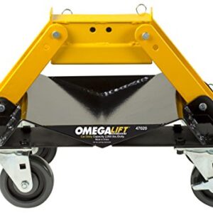 Omega 47020 2000 lb HD 3 in 1 Car Dolly Set, 1 Pack