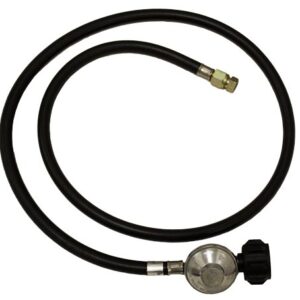 Hiland THP-GSL-REG 1/2 Fitting Gas Supply Line and Regulator for Tall Patio Heater, One Size, Grey