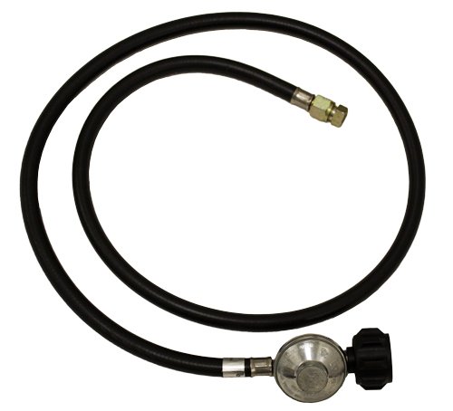 Hiland THP-GSL-REG 1/2 Fitting Gas Supply Line and Regulator for Tall Patio Heater, One Size, Grey