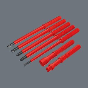 Wera - 5347108001 347108 Kraftform Kompakt VDE 60 i/62 i/68 i/18 Insulated Blade Set