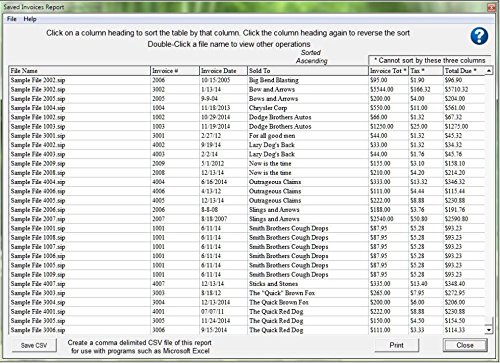 Simple Invoice Printer