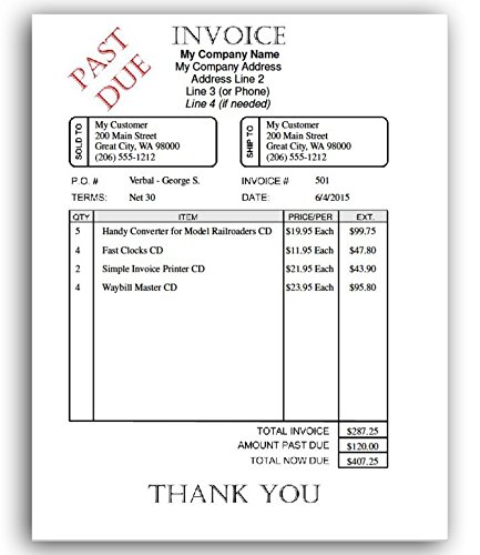 Simple Invoice Printer