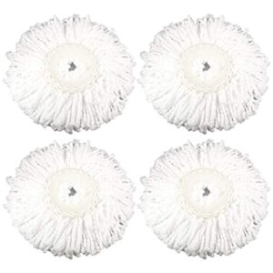 felji 4 pack microfiber replacement mop pads fit hurricane pro 360 rotating spin magic