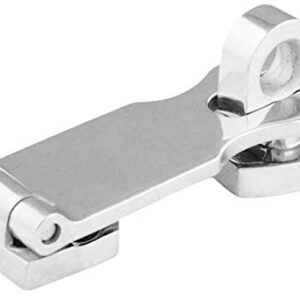 Marine Grade Stainless Steel Heavy Duty Door Hasp with Turning Padlock Eye Mount