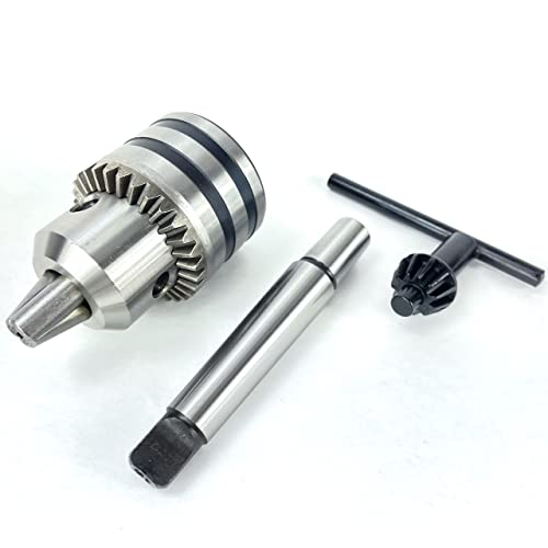 MT2 HEAVY DUTY 5/8" (16mm) Drill Press Chuck with Morse Taper 2 Adapter