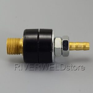 RIVERWELD M16X1.5 Cable Connector 8mm Plasma Cutter Spare Air & Power Jack Panel Fit Welder Welding Machine