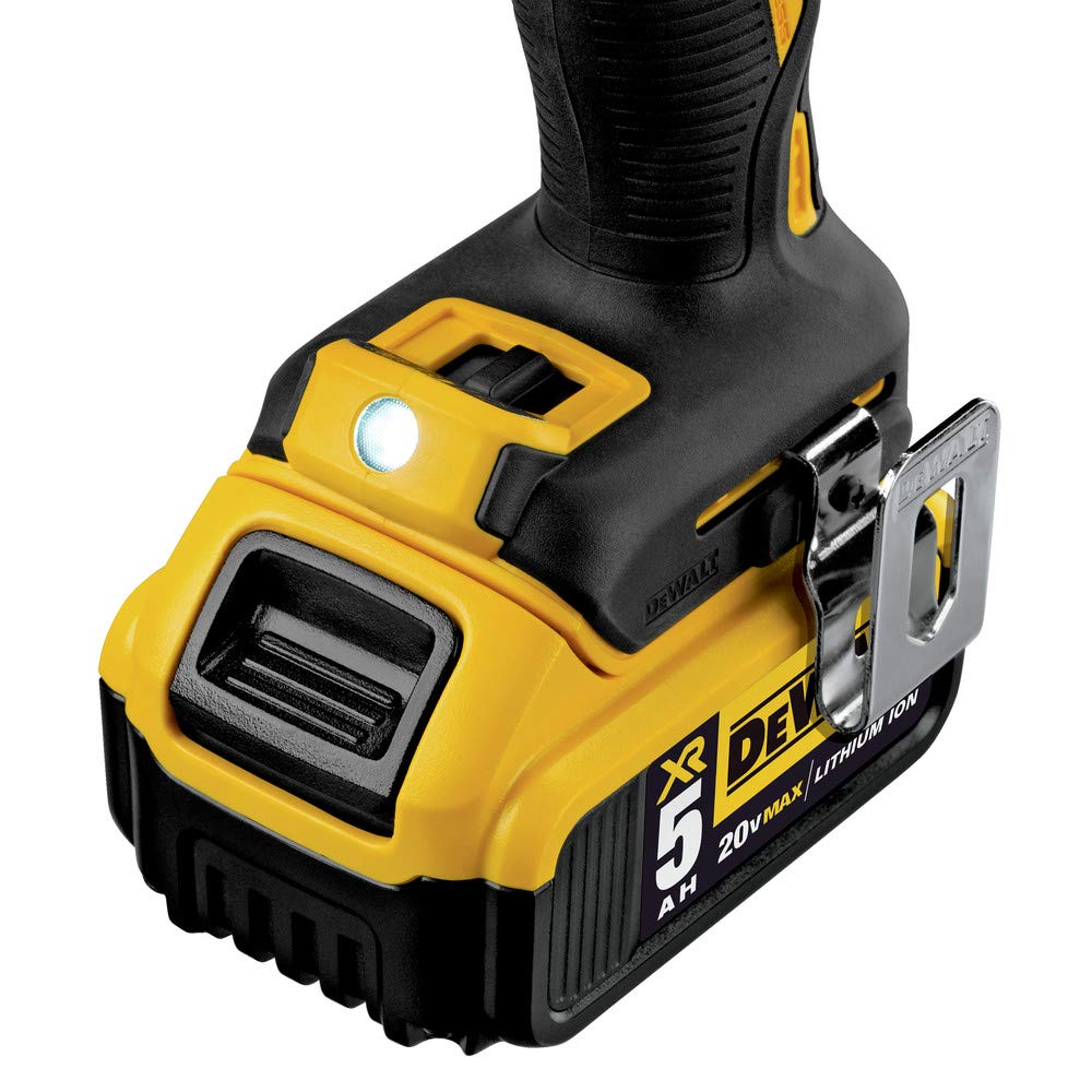 DEWALT 20V MAX XR Brushless Drill/Driver 3-Speed, Premium 5.0Ah Kit, Cordless (DCD991P2)