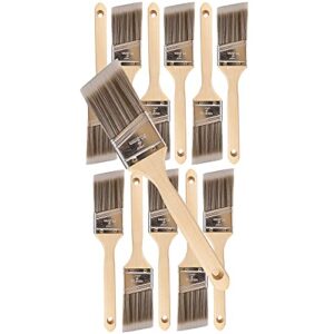 pro grade - paint brushes - 12ea 2" angle brushes