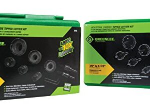 Greenlee - Carbide Cutter, Qck Chnge, 8Pc, Hole Making (648)