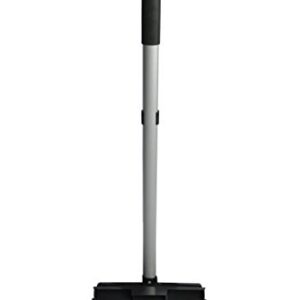 Janico 1085 Commercial Lobby Dustpan Upright, Aluminum Handle, 37” Length, Black