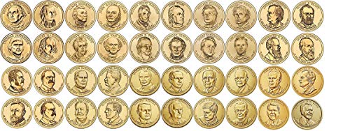 2007 P 2007-2020 40 Coin Presidential Dollar Complete Set Uncirculated