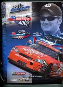 chicagoland speedway auto race program nascar-7/9/2006-dale earnhardt jr-vf/nm