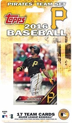 Pittsburgh Pirates 2016 Topps MLB Baseball Factory Sealed Special Edition 17 Card Team Set with Andrew McCutchen Russell Martin Plus