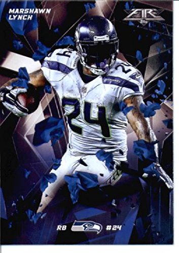 2015 Topps Fire #27 Marshawn Lynch Seattle Seahawks Football Card-MINT