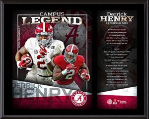 derrick henry alabama crimson tide 12" x 15" campus legend sublimated player plaque - college player plaques and collages