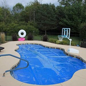 Sun2Solar Blue 16-Foot-by-32-Foot Rectangle Solar Cover | 1600 Series | Heat Retaining Blanket for In-Ground and Above-Ground Rectangular Swimming Pools | Use Sun to Heat Pool | Bubble-Side Down