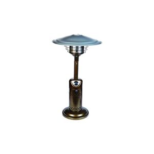 living accents 10,000 btu bronze tabletop propane steel patio heater