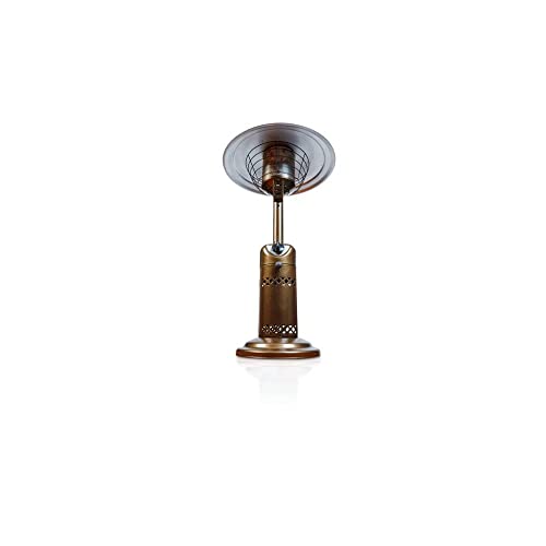 LIVING ACCENTS 10,000 BTU Bronze Tabletop Propane Steel Patio Heater