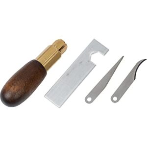 Weaver Leather Craftsman Trimming Knife, Wood Handle