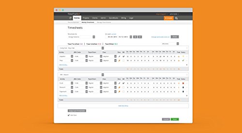 Time Tracker + Quickbooks Sync, 2 users