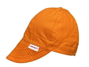 comeaux caps reversible welding cap solid orange size 7 7/8