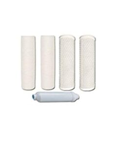 fits purwater pw-ro4l ro system replacement prefilter and postfilter kit - 1/4 quick connect by cfs