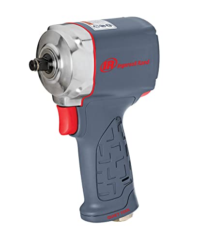 Ingersoll Rand 15QMAX 3/8" Drive, Air Impact Wrench, Quiet, Ultra Compact, 475 ft-lbs Nut-busting Torque, Maintenance Duty, Pistol Grip, Standard Anvil