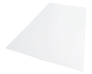 palight projectpvc 18 in. x 24 in. x .236 in. white foam pvc