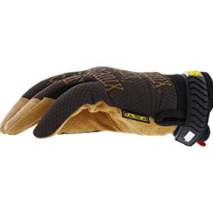 Mechanix Wear: The Original Durahide Leather Work Gloves with Secure Fit, Utility Gloves for Multi-purpose Use, Abrasion Resistant, Added Durability, Safety Gloves for Work (Brown, Medium)