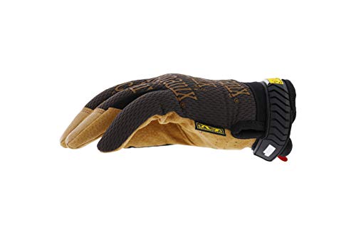 Mechanix Wear: The Original Durahide Leather Work Gloves with Secure Fit, Utility Gloves for Multi-purpose Use, Abrasion Resistant, Added Durability, Safety Gloves for Work (Brown, Medium)