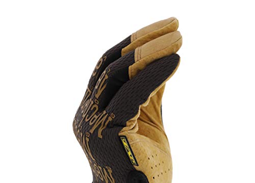 Mechanix Wear: The Original Durahide Leather Work Gloves with Secure Fit, Utility Gloves for Multi-purpose Use, Abrasion Resistant, Added Durability, Safety Gloves for Work (Brown, Medium)