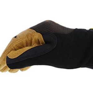 Mechanix Wear: The Original Durahide Leather Work Gloves with Secure Fit, Utility Gloves for Multi-purpose Use, Abrasion Resistant, Added Durability, Safety Gloves for Work (Brown, Medium)