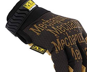 Mechanix Wear: The Original Durahide Leather Work Gloves with Secure Fit, Utility Gloves for Multi-purpose Use, Abrasion Resistant, Added Durability, Safety Gloves for Work (Brown, Medium)