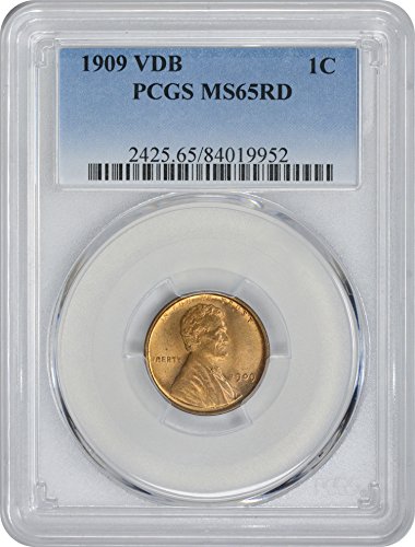 1909-P VDB Lincoln Cent MS65RD PCGS