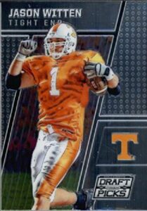 2016 panini prizm draft picks #47 jason witten tennessee volunteers football card