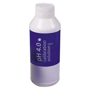 bluelab ph4500b ph 4.0 calibration solution, 500 ml