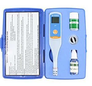 Apera Instruments, LLC-AI221 SX610 Waterproof pH Pen Tester, ±0.1 pH Accuracy, 0-14.0 pH Range, Suitable for Test Tube Testing, Replaceable Probe