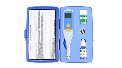 Apera Instruments, LLC-AI221 SX610 Waterproof pH Pen Tester, ±0.1 pH Accuracy, 0-14.0 pH Range, Suitable for Test Tube Testing, Replaceable Probe