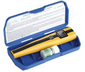 apera instruments phb-3 economic waterproof ph pocket tester, ±0.1 ph accuracy, 0-14.0 ph range