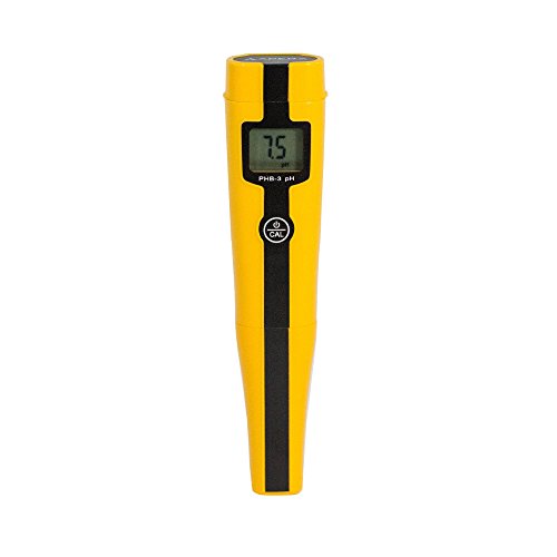 Apera Instruments PHB-3 Economic Waterproof pH Pocket Tester, ±0.1 pH Accuracy, 0-14.0 pH Range