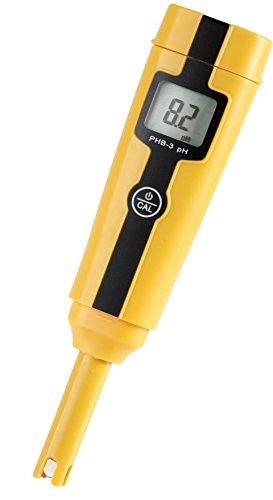 Apera Instruments PHB-3 Economic Waterproof pH Pocket Tester, ±0.1 pH Accuracy, 0-14.0 pH Range