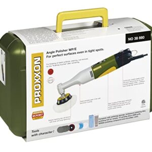 PROXXON Angle Polisher WP/E, 38660, Yellow/Green/Black, 0.5 Liters