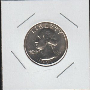 1987 D Washington (1932 to Date) Quarter Gem Uncirculated US Mint