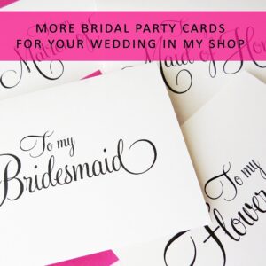 Will You Be My Junior Bridesmaid Card, Proposal Card, 1 greeting card with envelope