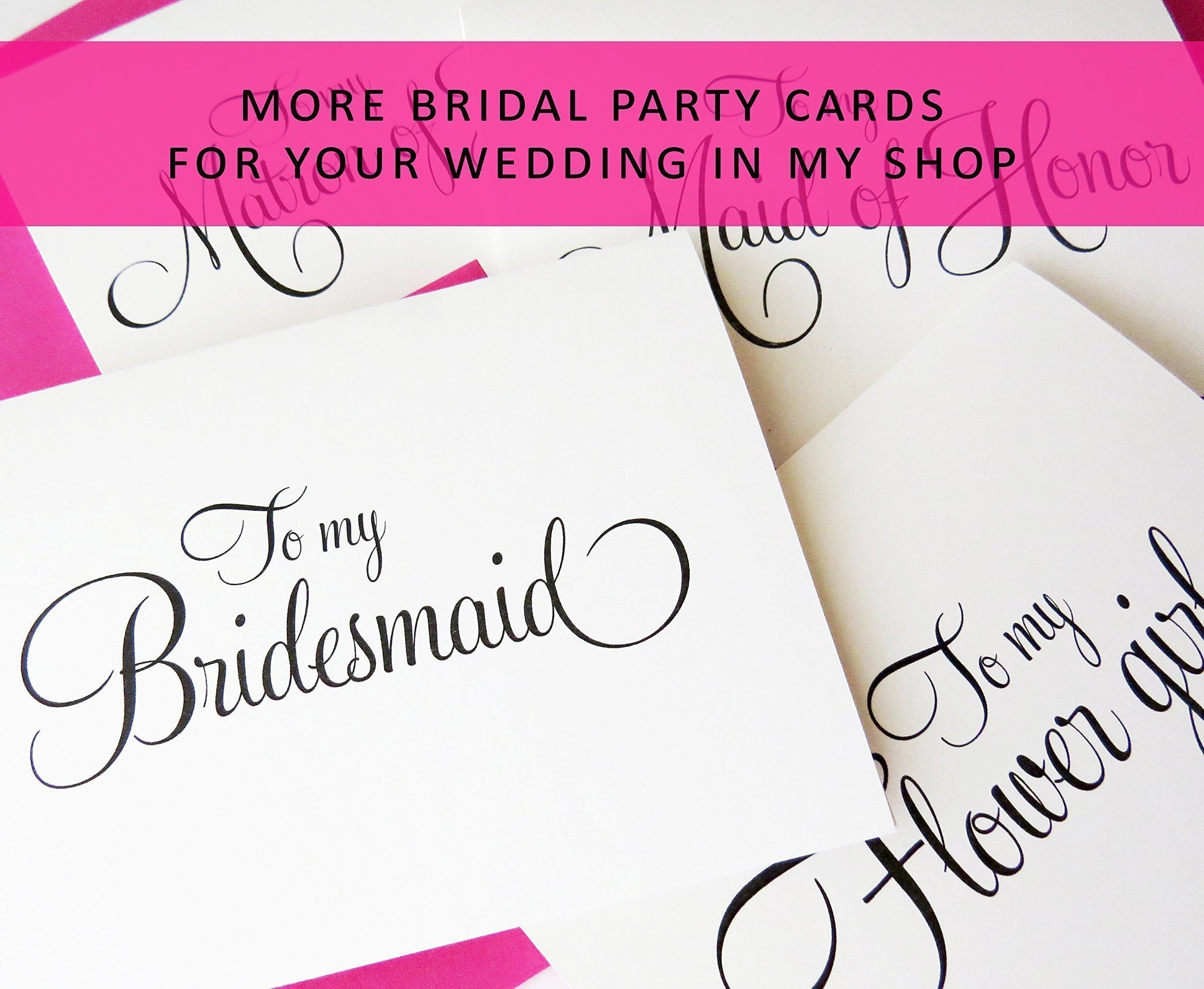 Will You Be My Junior Bridesmaid Card, Proposal Card, 1 greeting card with envelope